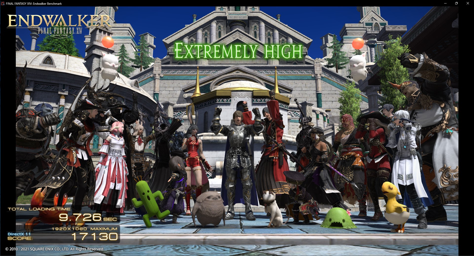 Crakila Fors'ee 日記「Endwalker Benchmark [New Build December 2023 ...